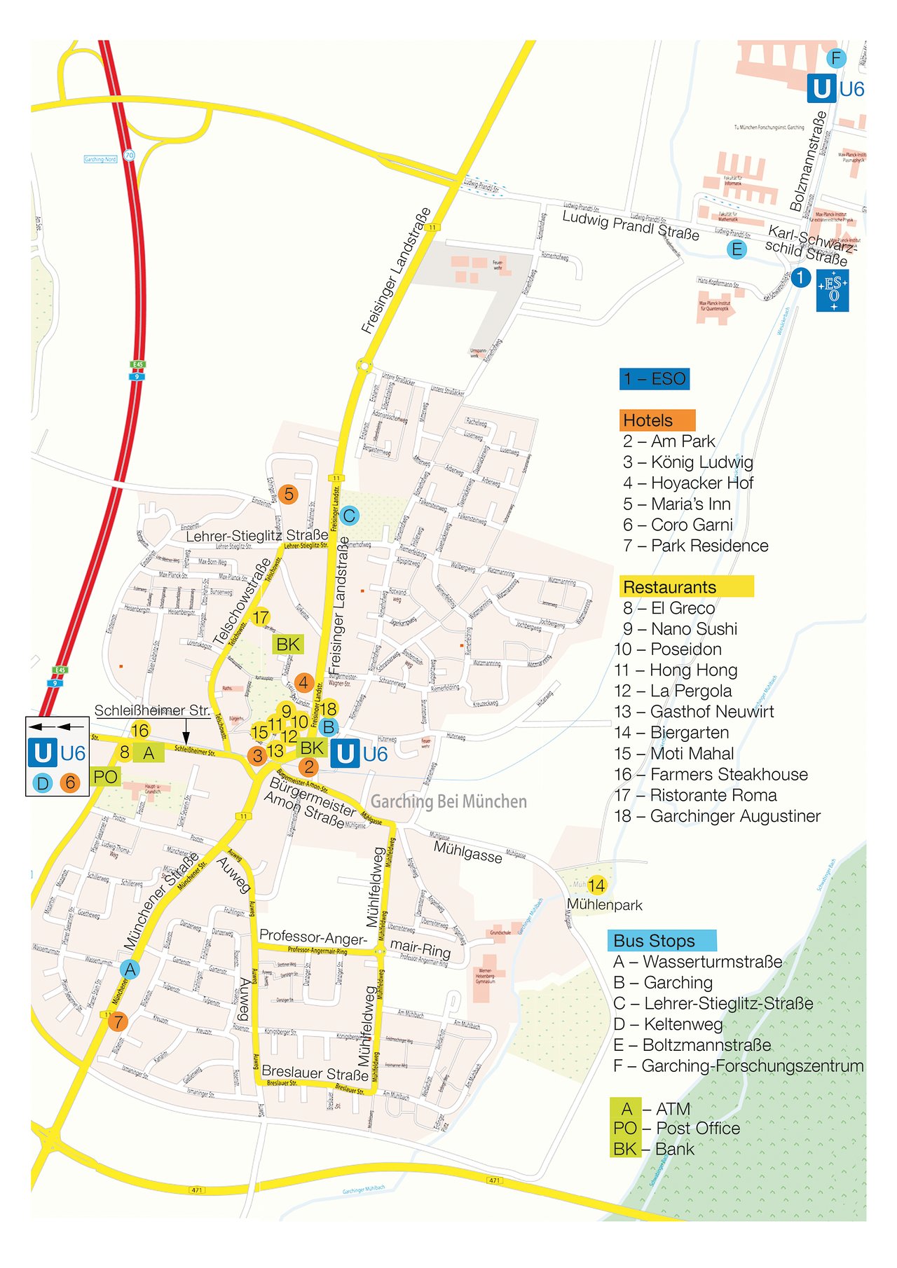 Map of Garching | ESO